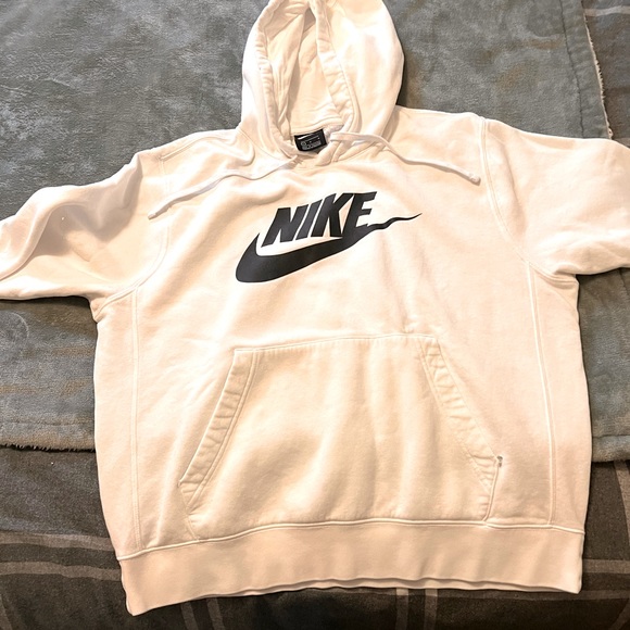 Nike | Shirts | White Plane Hoodie With One Logo | Poshmark
